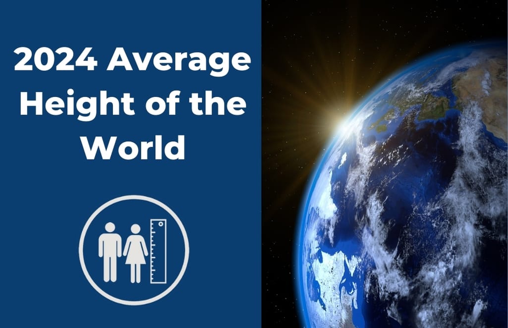 2026 Average Height of the World - Wanna Be Taller